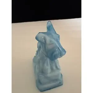 Boyd Glass | Other | Boyd Glass Scottie Jb Dog Figurine Blue Slag ...